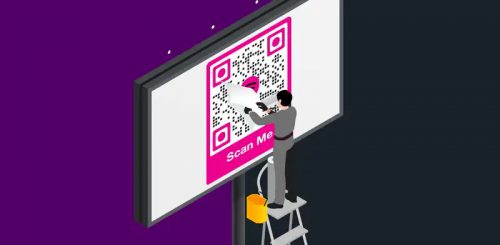 QR code được tích hợp vào quảng cáo ngoài trời như thế nào?