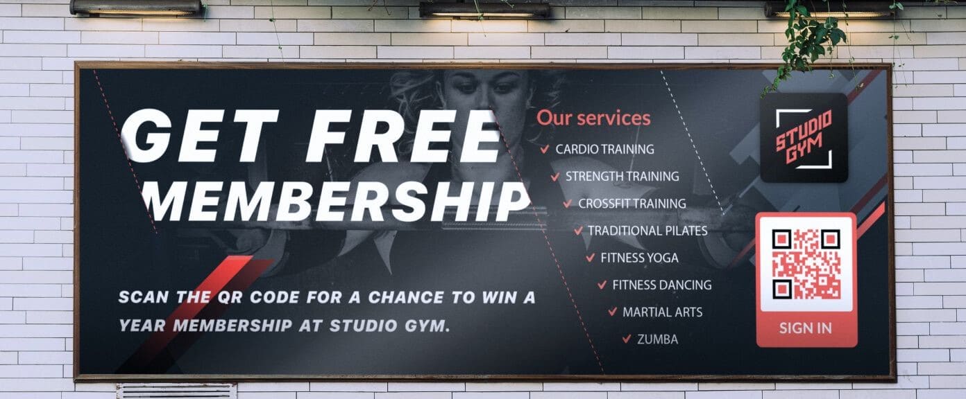 QR code được tích hợp vào quảng cáo ngoài trời như thế nào?