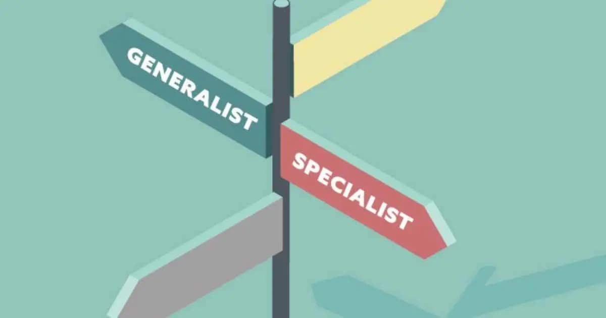 Phân biệt hai vị trí Generalist và Specialist - WeWin Media